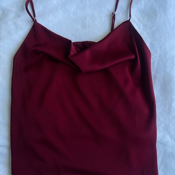 Tops | Maroon Tank | Poshmark
